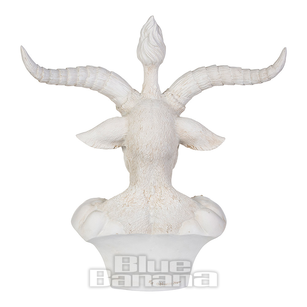 Nemesis Now White Baphomet Bust | Gothic Figures & Ornaments