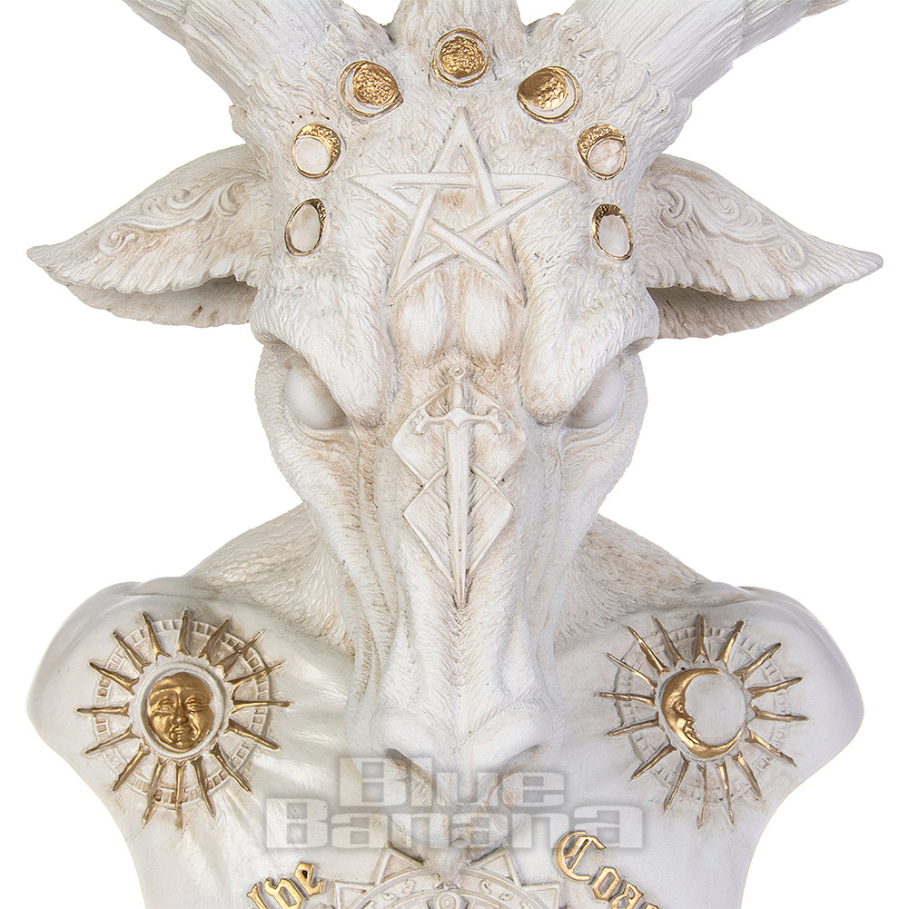 baphomet head statue