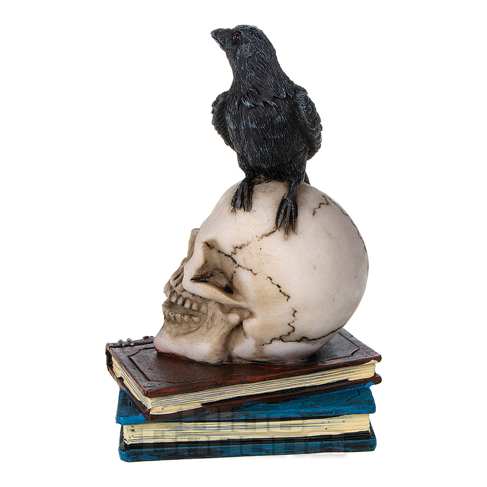 Nemesis Now Ravens Spell Skull Ornament | Blue Banana UK