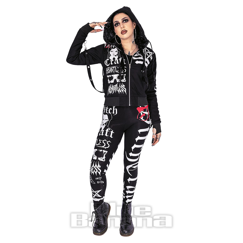 Heartless Bitch Craft Black Jacket | Gothic & Alternative Hoodie