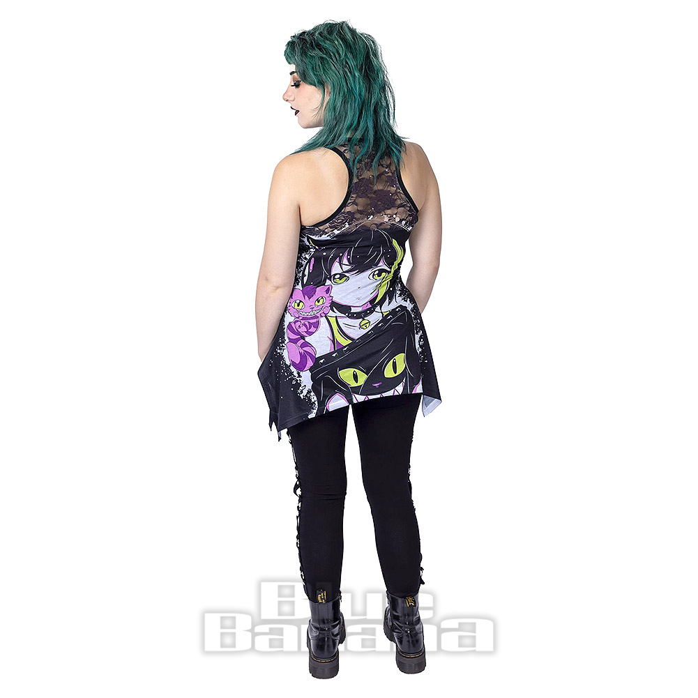Cupcake Cult Lost Way Vest | Gothic Witch Cat Tank Top