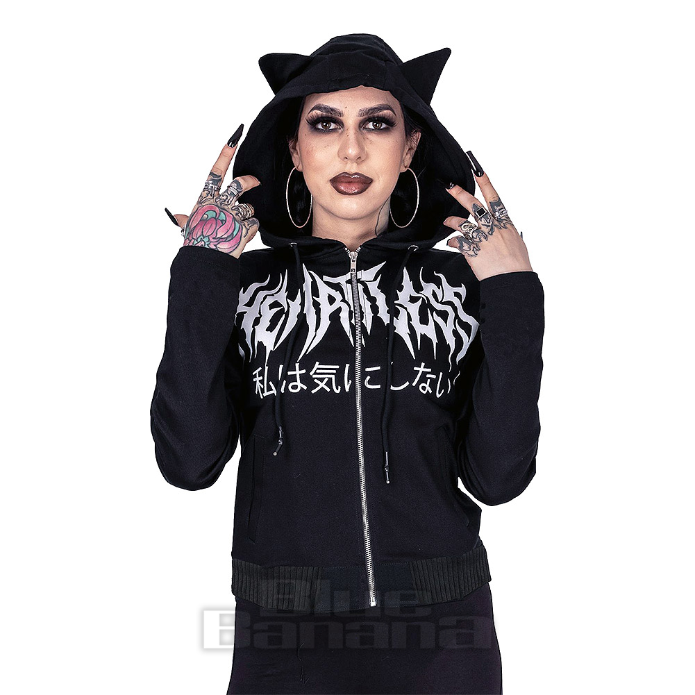 Heartless Nine Lives Jacket | Gothic Witch Cat Hoodie