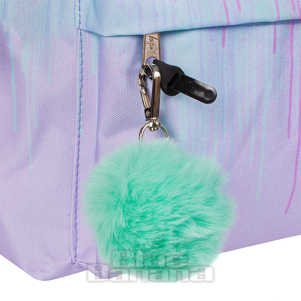 Hype Pastel Drip Lilac Backpack | School Rucksack & Bag