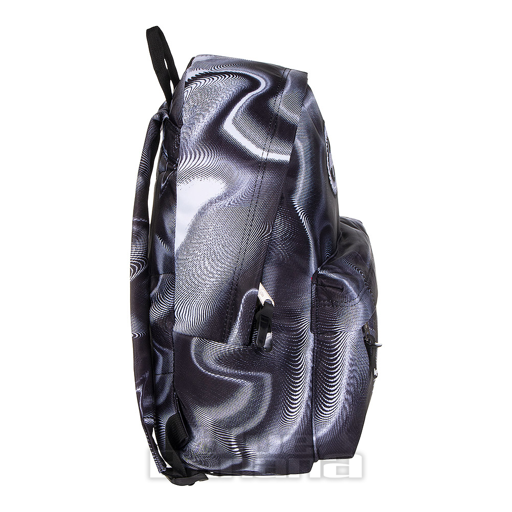 Hype Mono Static Wave Backpack (Grey) - Cheap School Bags | Blue Banana UK