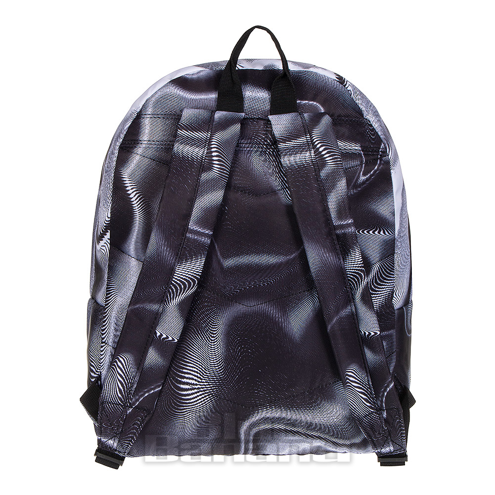 Hype Mono Static Wave Backpack (Grey) - Cheap School Bags | Blue Banana UK