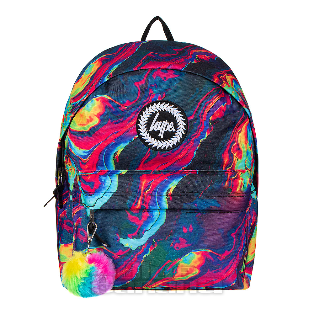 Hype Iridescent Infrared Marble Backpack | School Rucksack & Bag