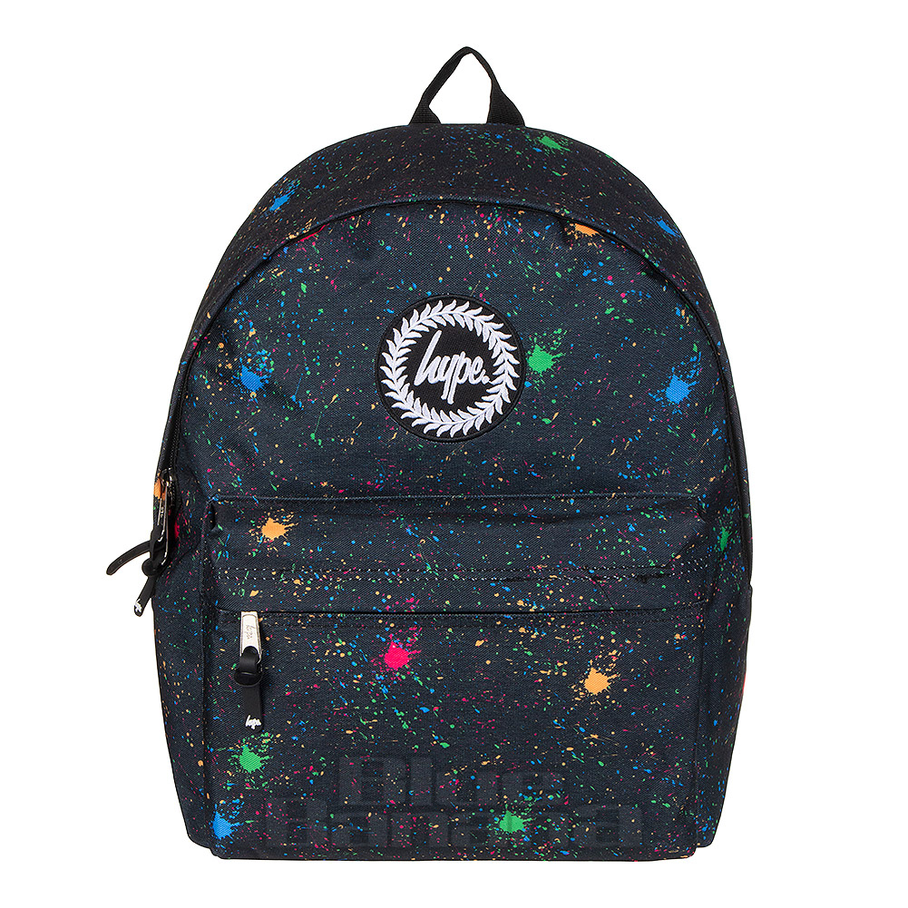 Hype Multicoloured Splat Backpack | School Rucksack UK