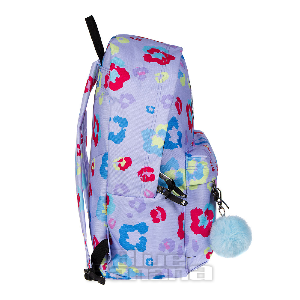 Hype Leopard Lilac Backpack | School Rucksack & Bag