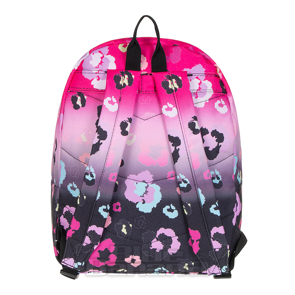 Hype Pink & Black Leopard Backpack | School Rucksack UK