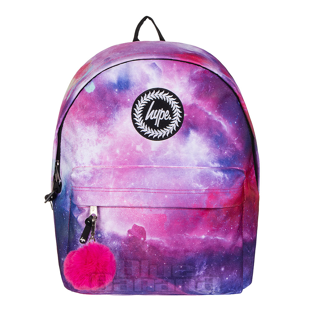 Hype Purple & Pink Galaxy Backpack | School Rucksack UK