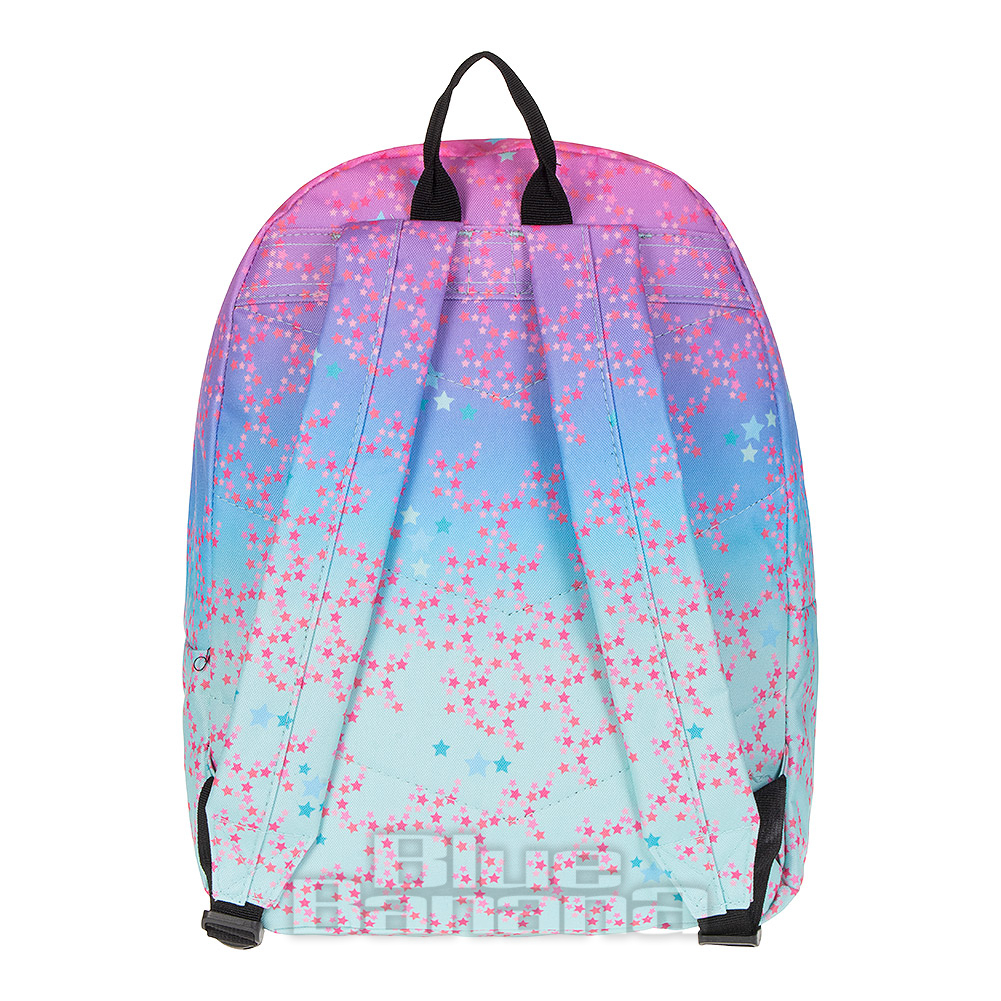 Hype Pink & Blue Rainbow Gradient Backpack | School Rucksack UK