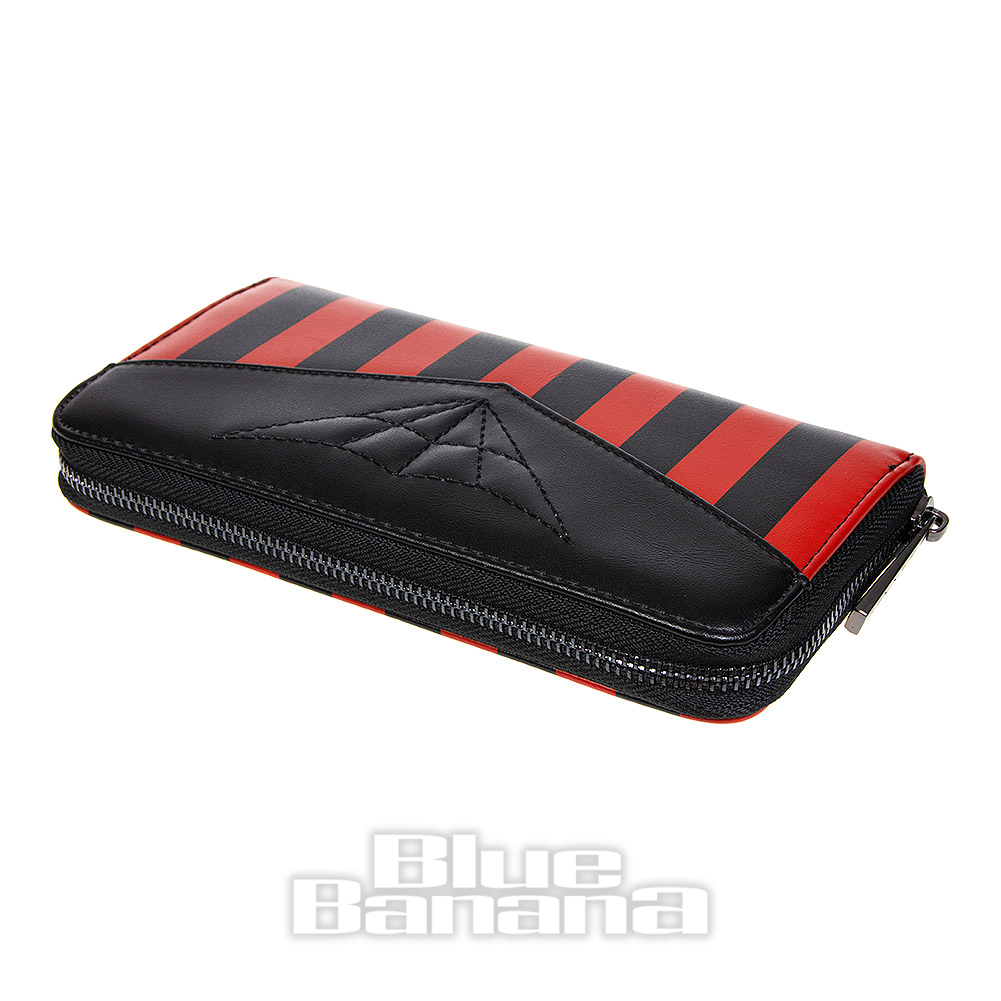 Banned Lost Soul Stripe Red Wallet | Alternative Punk Gothic Purse