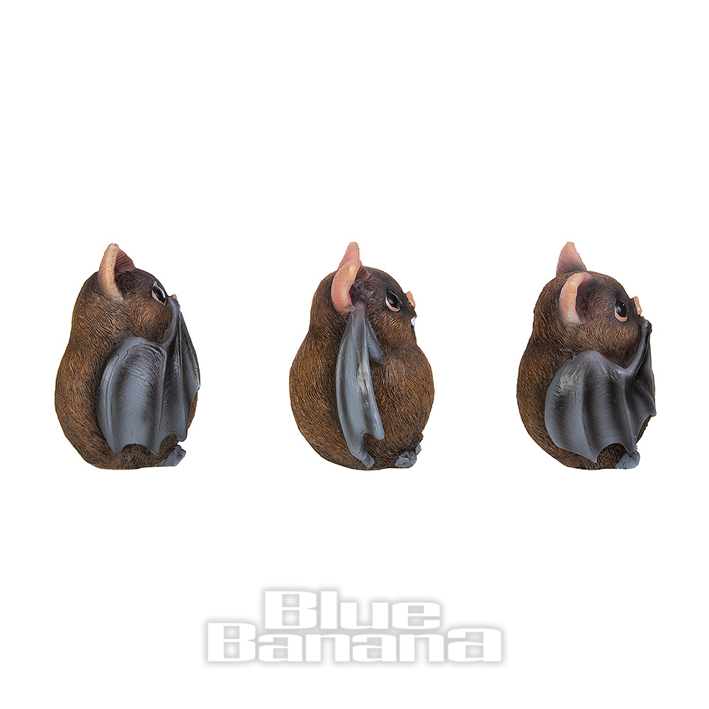 Nemesis Now 3 Wise Bats Figurine | Gothic Gifts & Alternative Home Decor