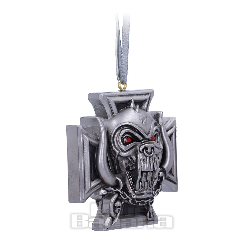 Nemesis Now Motorhead Warpig Cross Hanging Ornament | Blue Banana UK