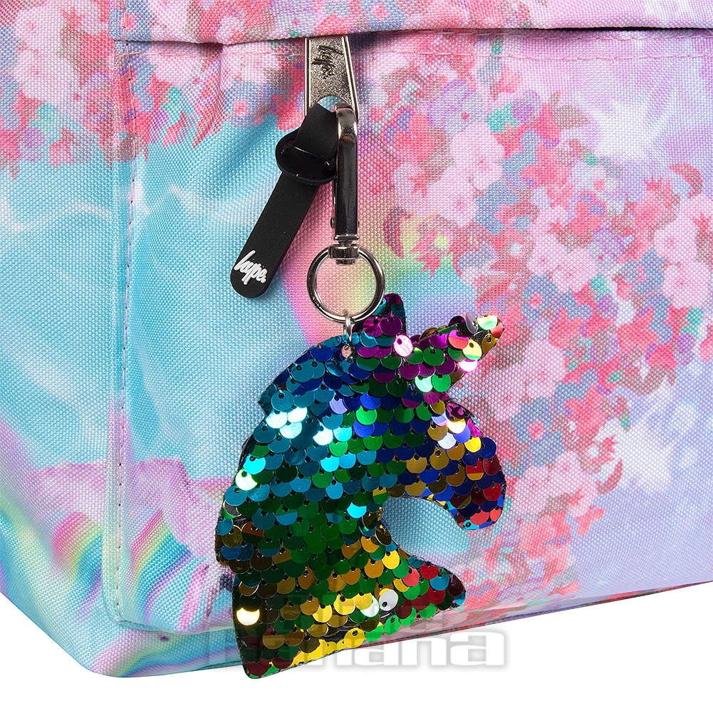 Hype Badge Rainbow Holographic Backpack | School Rucksack & Bag