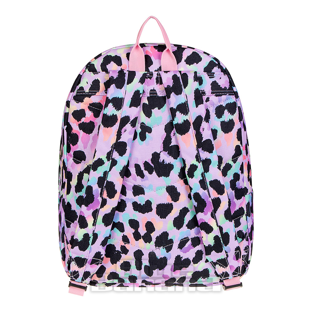 Hype Leopard Holo Rainbow Backpack | Holographic School Rucksack & Bag