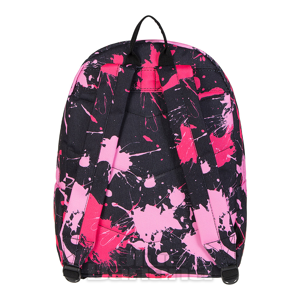 Hype Black/Pink Splat Backpack | School Rucksack & Bag