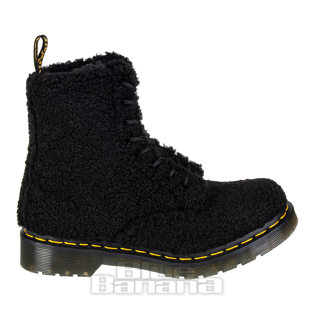 Dr Martens 1460 Pascal Faux Fur Boots | Shearling Black Dr Martens