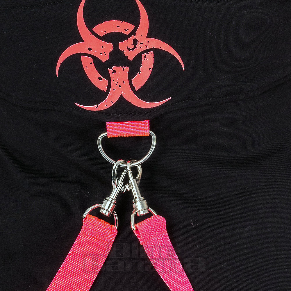 Poizen Industries Danger Zone Top | Cyber Goth | Blue Banana UK