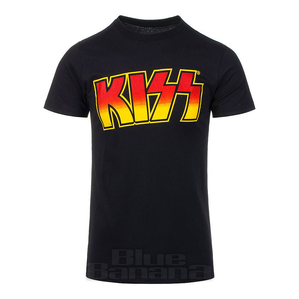 Official Kiss Classic Logo T-Shirt (Black) | Official Band Merchandise UK