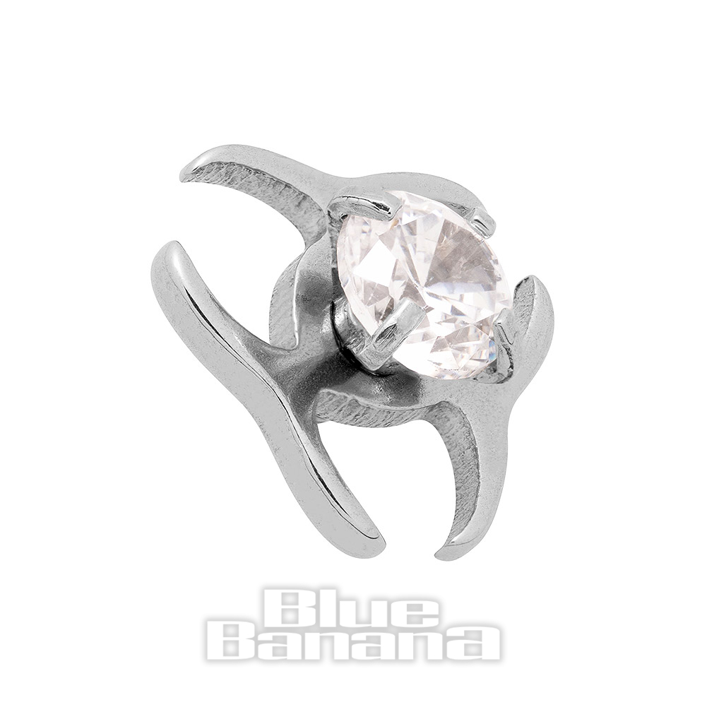 dermal piercing head