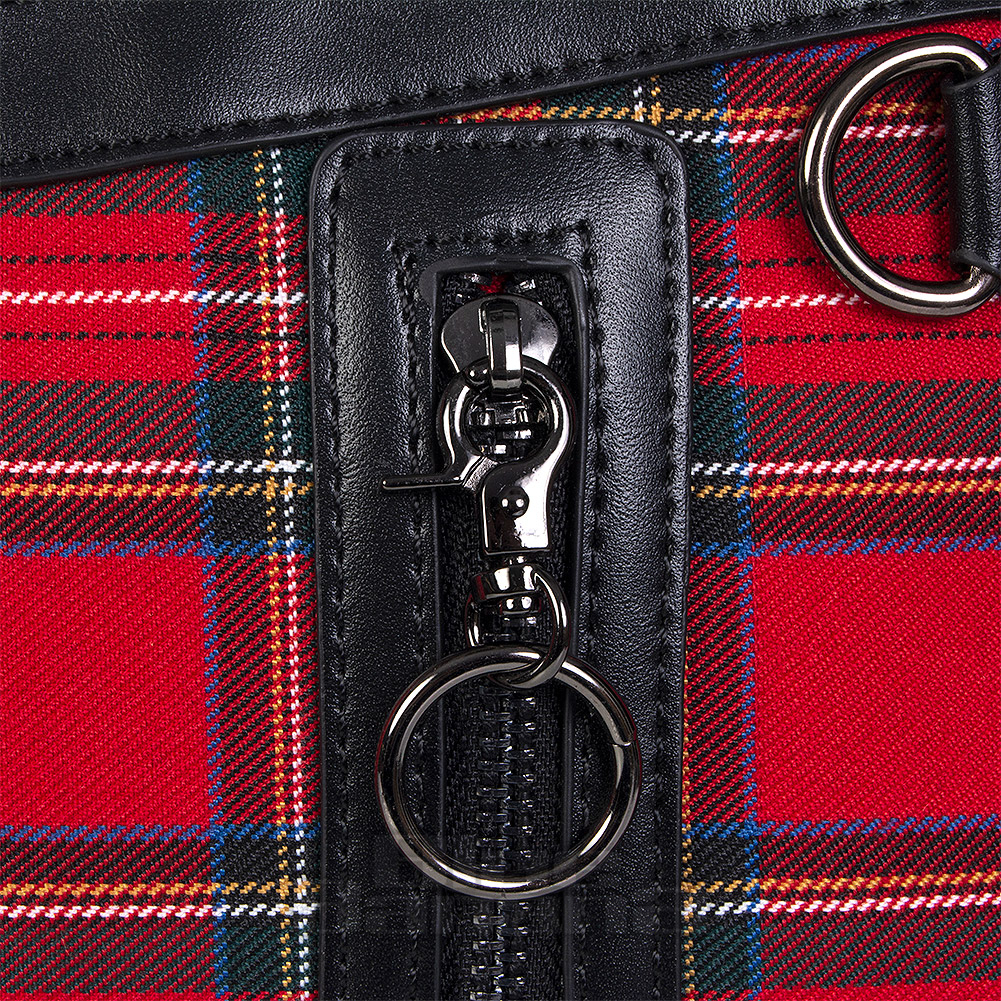 Banned Black/Red Entangled Handbag | Blue Banana UK