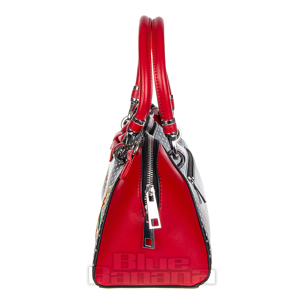 Banned Black/Red Cherry Blaze Handbag | Blue Banana UK