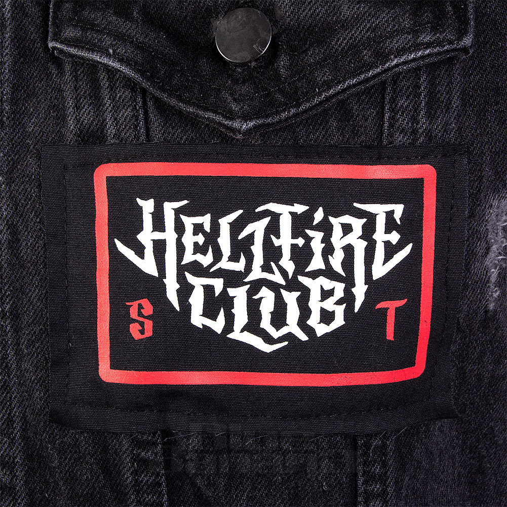 Stranger Things Hellfire Club Denim Jacket | Blue Banana UK