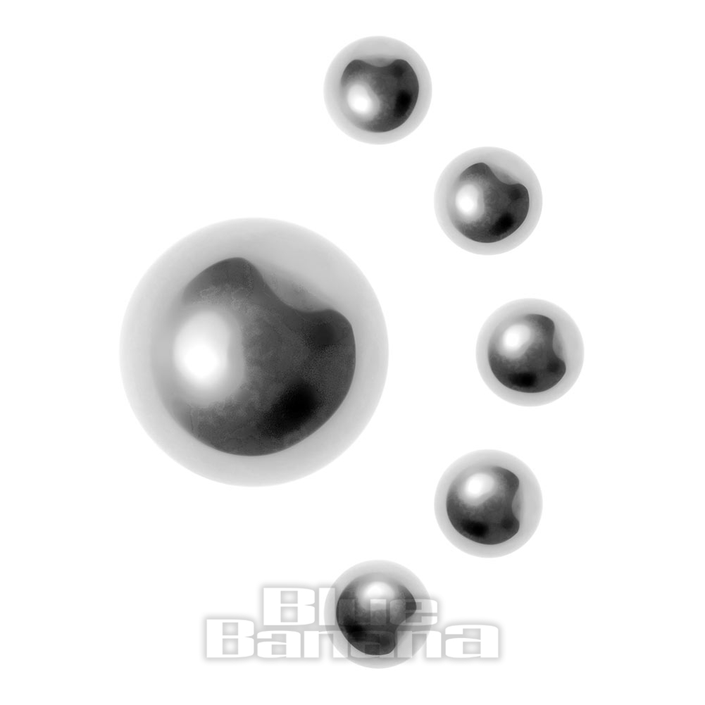 Blue Banana Polished Titanium 3mm Silver Ball Add On Accessory, Body ...