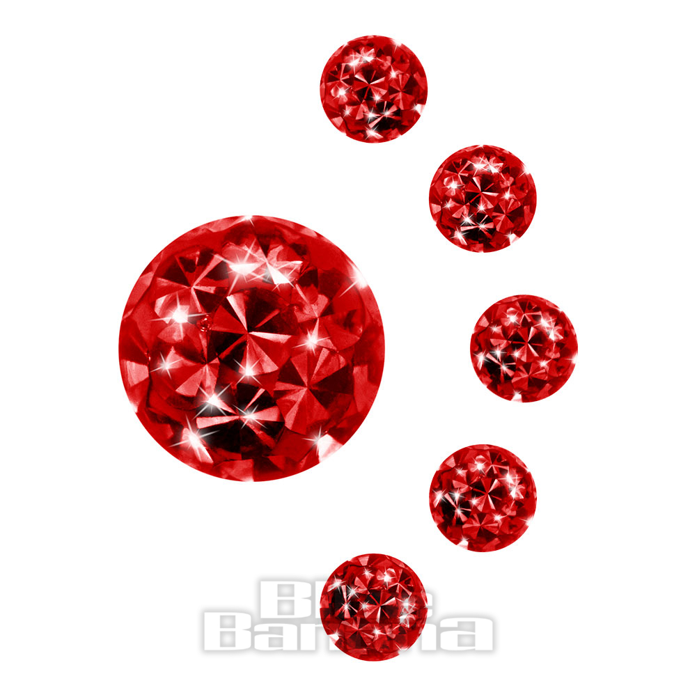 Glitter Ball 5mm Siam | Blue Banana UK