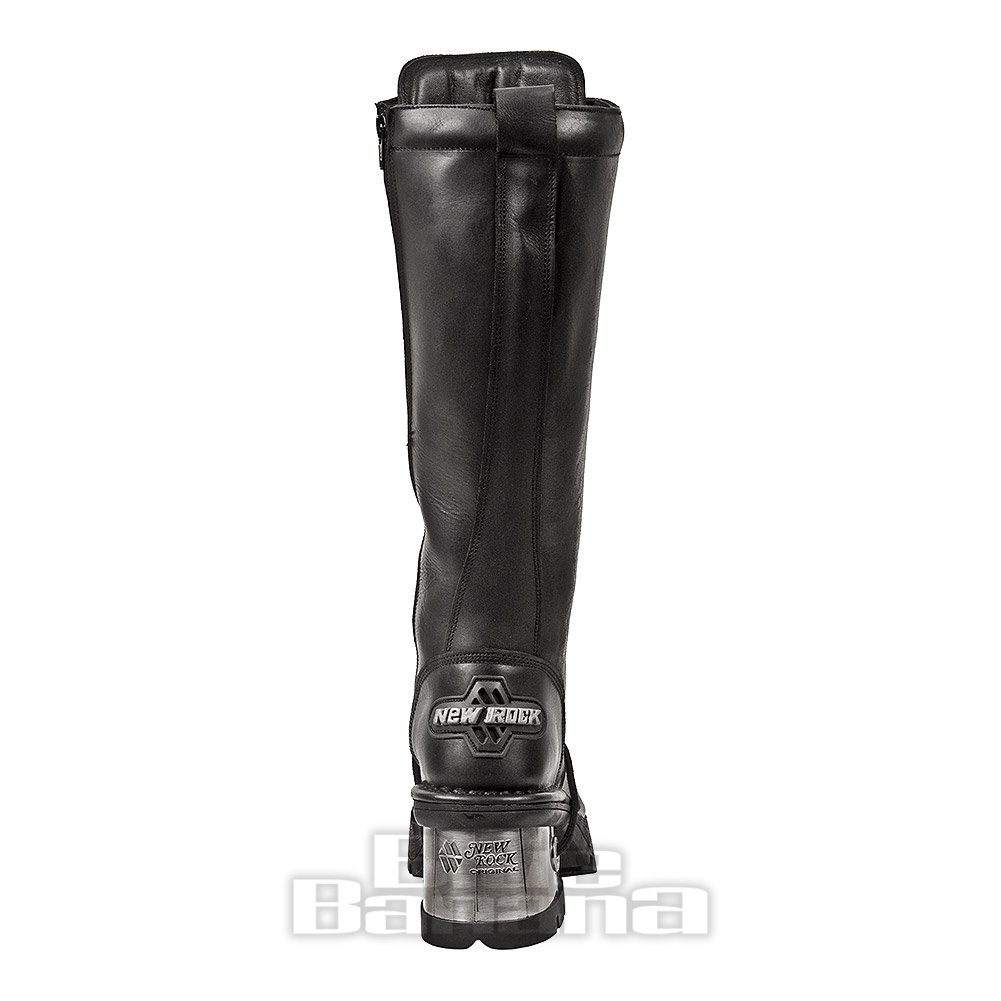 New Rock M.236-S1 M8 High Boots, Metallic Gothic Footwear