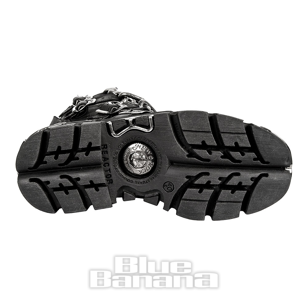 New Rock M.727-S5 Reactor Skull Flame Boots | UK Supplier