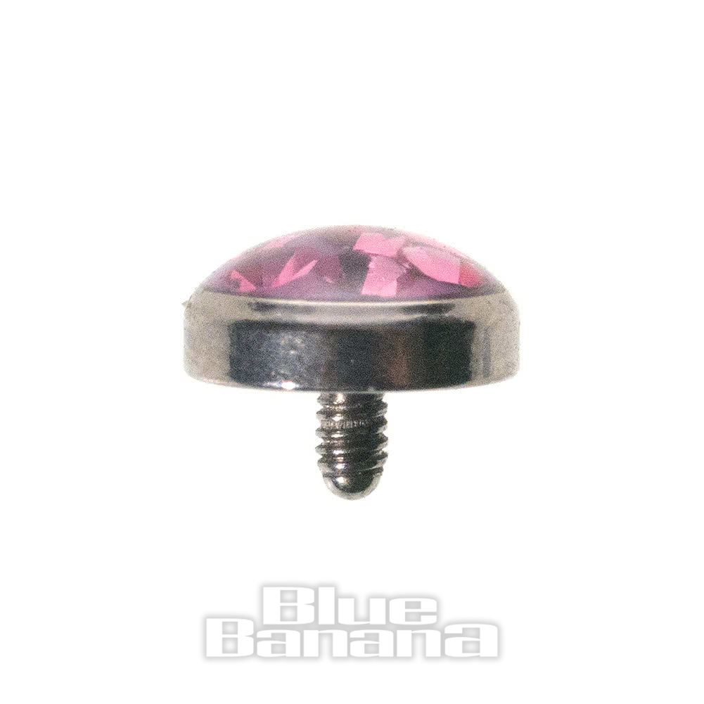 Blue Banana 5mm Glitter Dermal Top (Rose) | Blue Banana UK