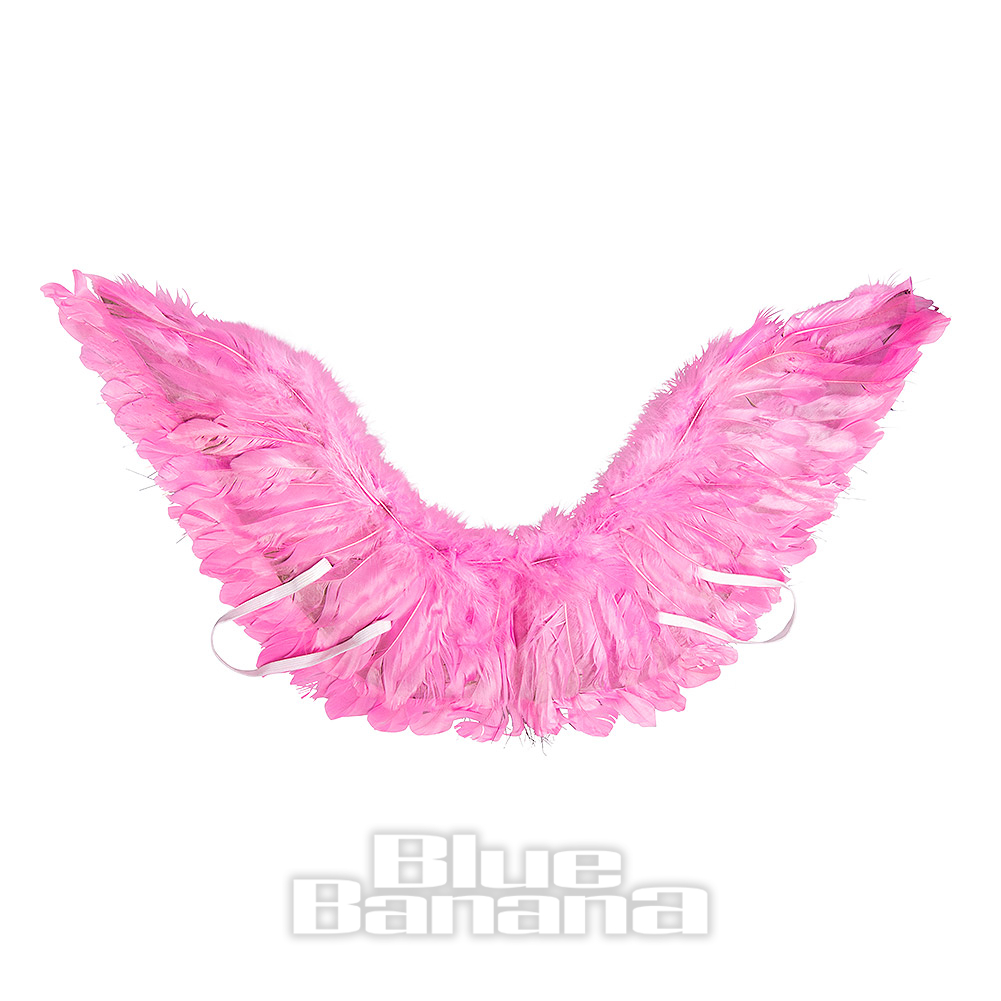 Fancy Dress Pink Feather Wings, Angel Costume, Fairy Halloween